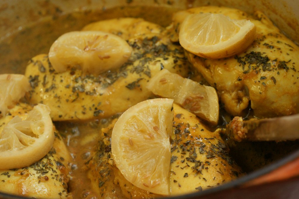 Poulet aux citrons confits – Fourchett.es